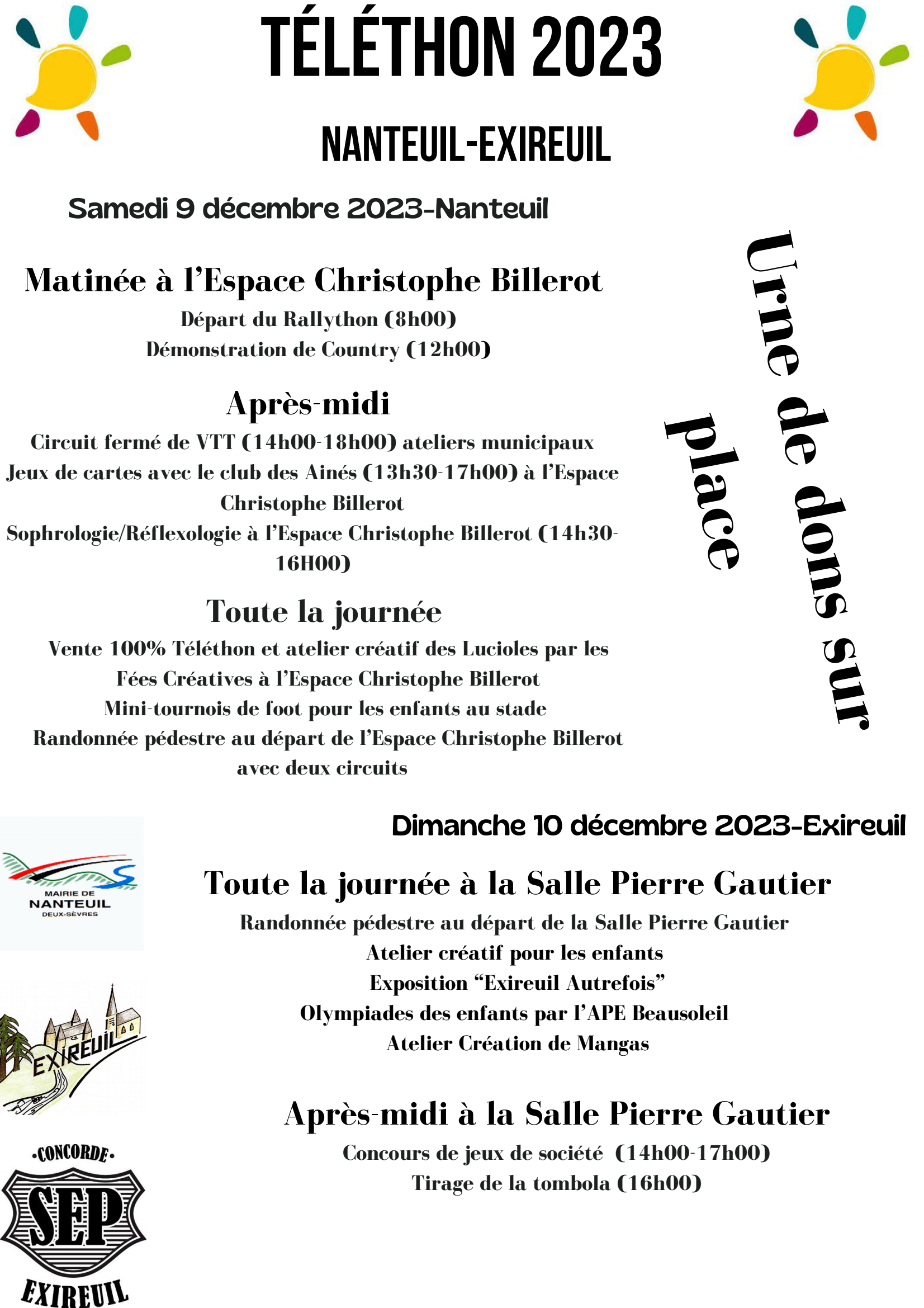 L’édition 2023 du Téléthon Nanteuil – Exireuil arrive ! | Nanteuil ...